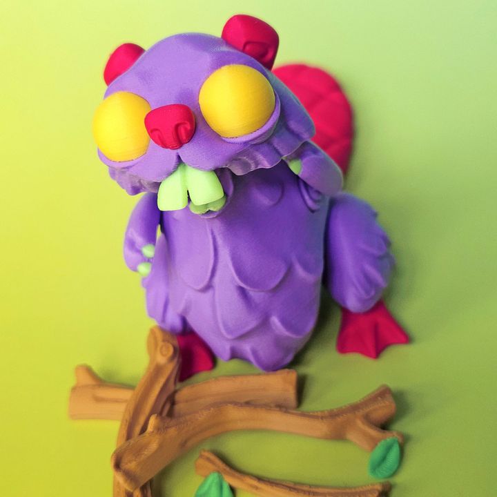 3D Printable Twisty Beaver by TwistyPrints