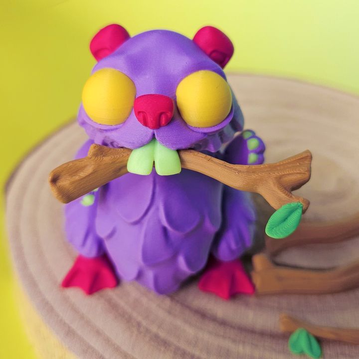 3D Printable Twisty Beaver by TwistyPrints