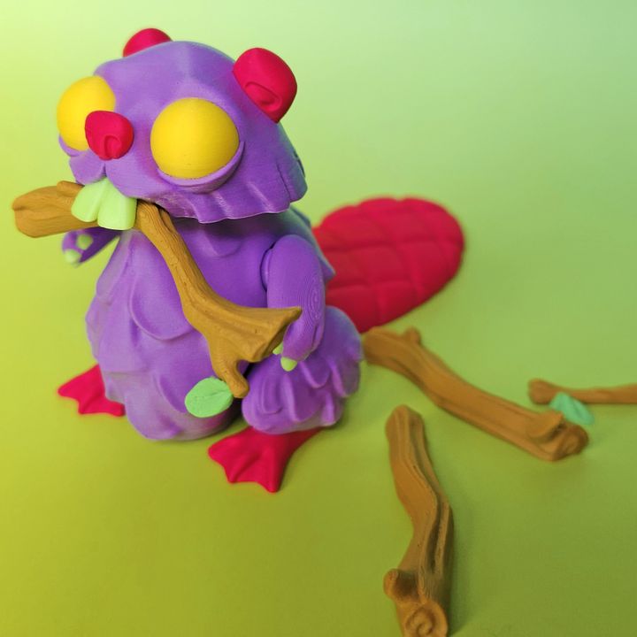 3D Printable Twisty Beaver by TwistyPrints