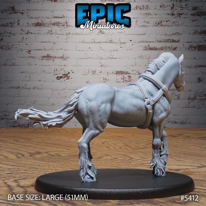 3D Printable Mimic Horse Wagon / Covering Carriage Creature / Carrier ...