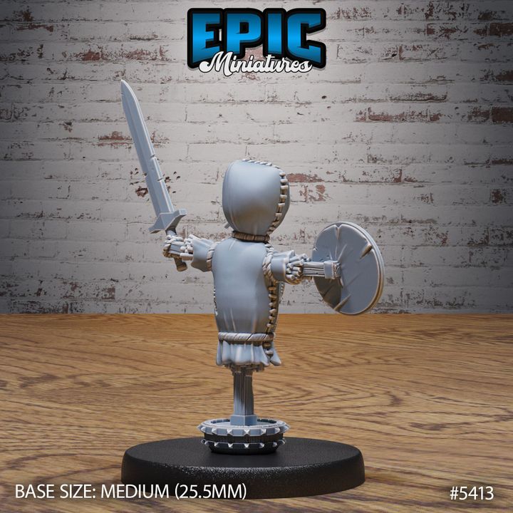 3D Printable Mimic Practice Dummy / Covering Straw Man Creature ...