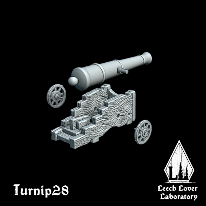 3D Printable Artillery kit for Turnip28 by LeechLoverLaboratory