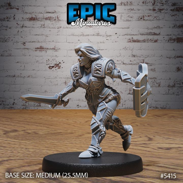 3D Printable Dwarf Female Bandit Chase / Humanoid Dwarfen Robber ...