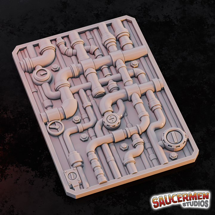 3D Printable Texture / Practice Palette: Pipes & Plumbing by Saucermen ...