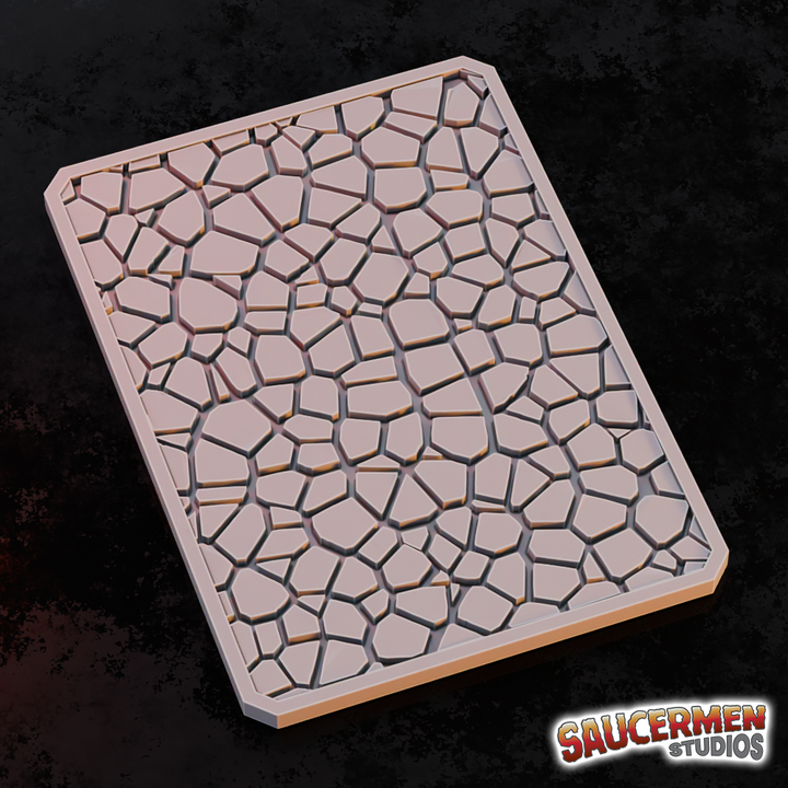 3D Printable Texture / Practice Palette: Parched Earth by Saucermen Studios