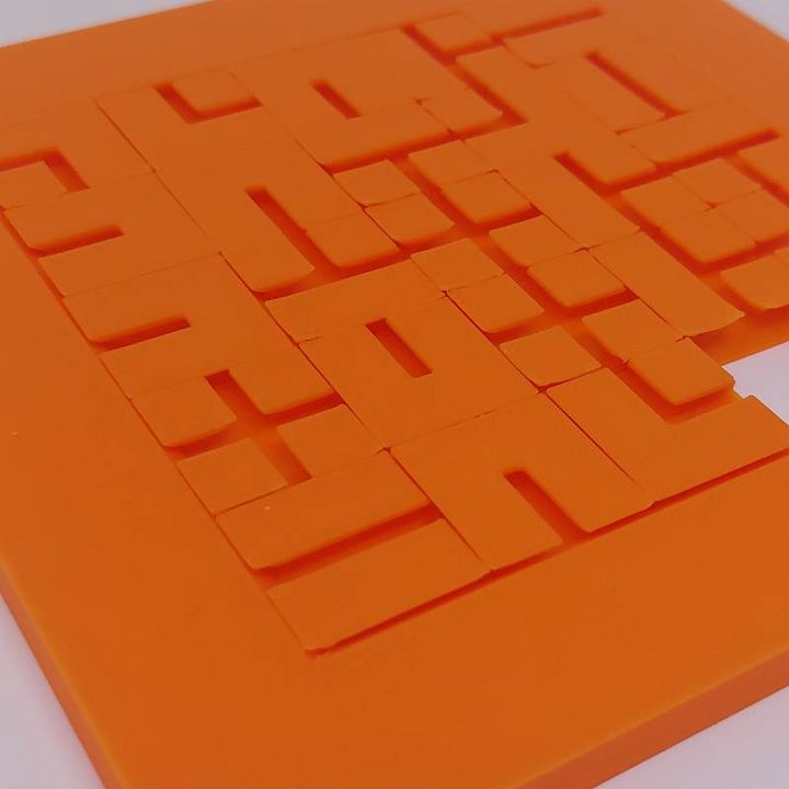 3D Printable Slider Maze Level 10 by Mazetropolis