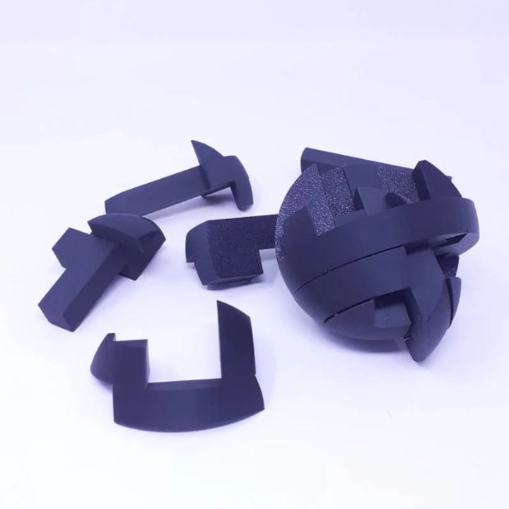 3D Printable Sphere Puzzle Level 5 by Mazetropolis
