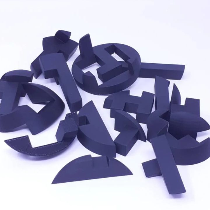 3D Printable Sphere Puzzle Level 5 by Mazetropolis