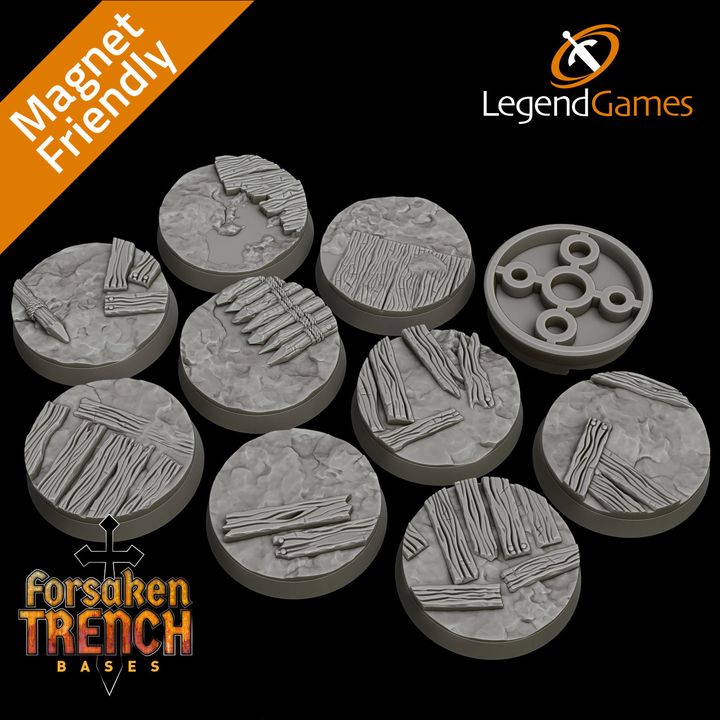 3D Printable LegendGames Complete Trench Crusade Base Set by Legend Games