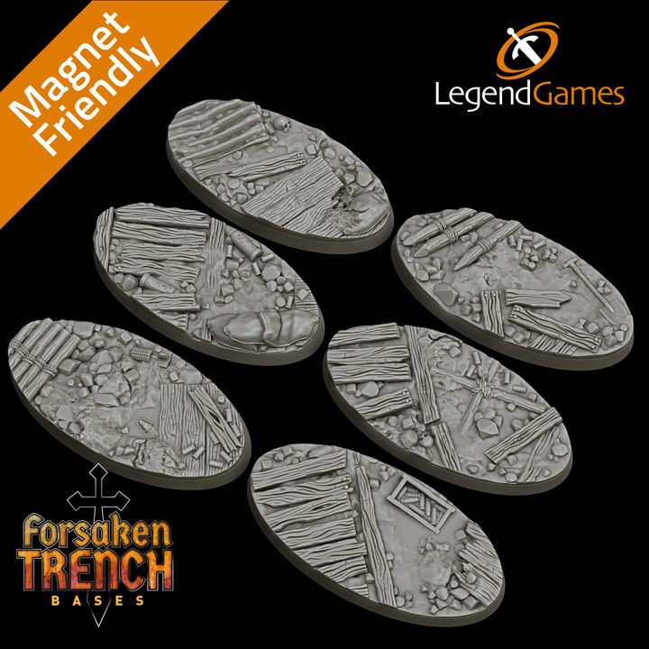 3D Printable LegendGames Complete Trench Crusade Base Set by Legend Games