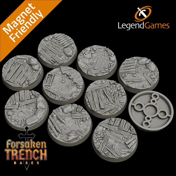 3D Printable LegendGames Complete Trench Crusade Base Set by Legend Games