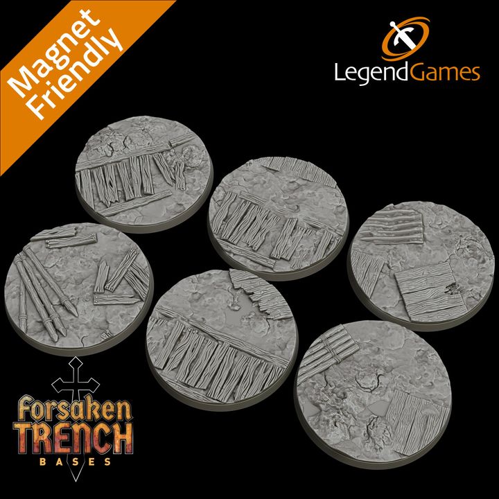 3D Printable LegendGames Complete Trench Crusade Base Set by Legend Games