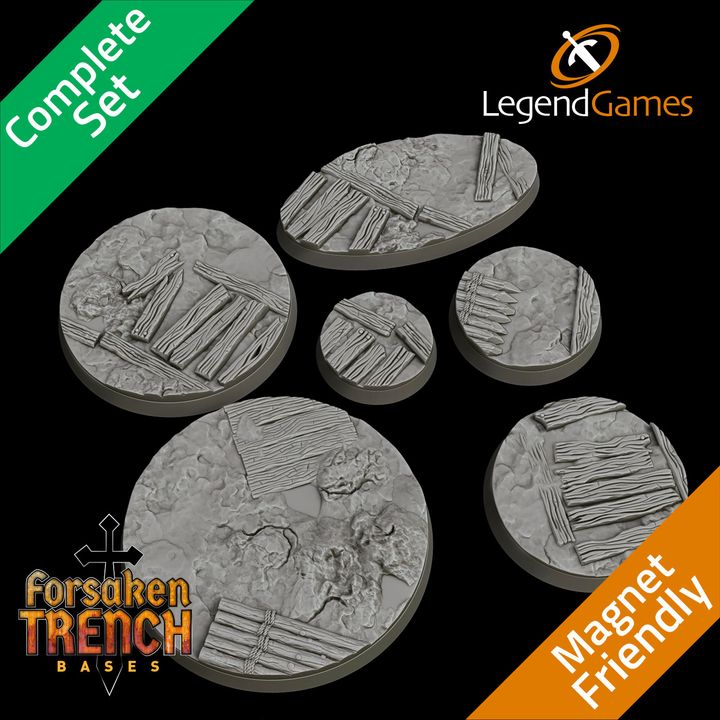 3D Printable LegendGames Complete Trench Crusade Base Set by Legend Games
