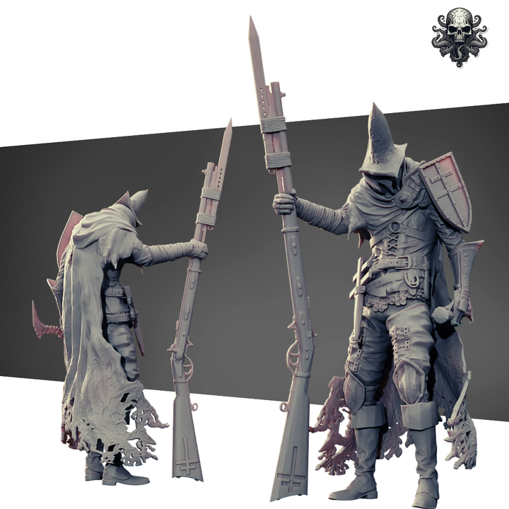 3D Printable Watcher Pilgrims by realsteone miniatures