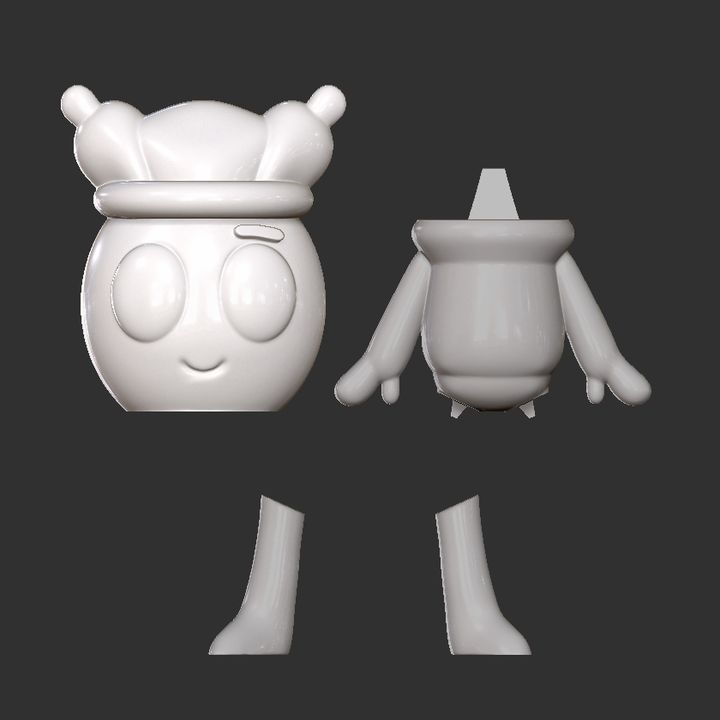 3D Printable Dapperly Festive Looey STL file 3D Model Dandys World STL ...