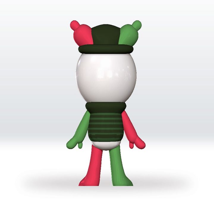 3D Printable Dapperly Festive Looey STL file 3D Model Dandys World STL ...