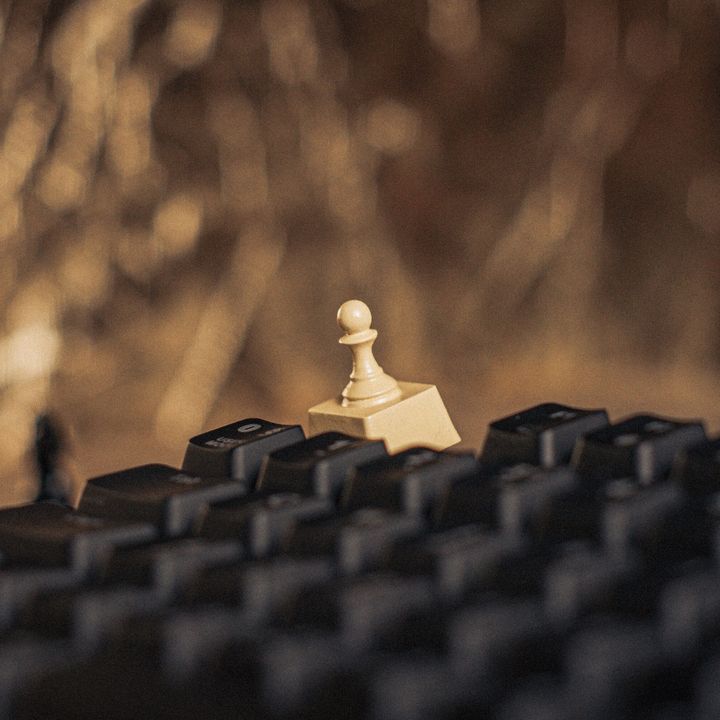 3D Printable Chess Pawn Artisan Keycap For Mechanical Gaming Keyboards ...