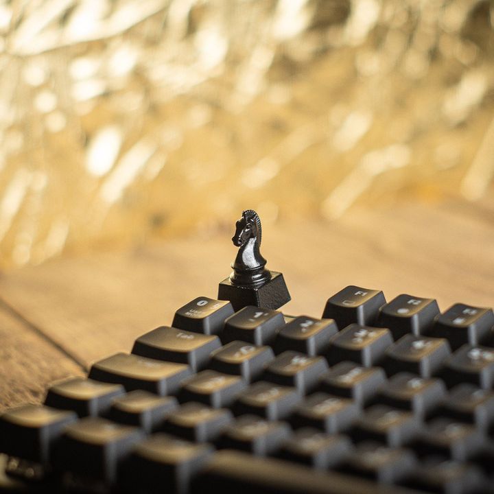 3D Printable Chess Horse Knight Artisan Keycap For Mechanical Gaming ...