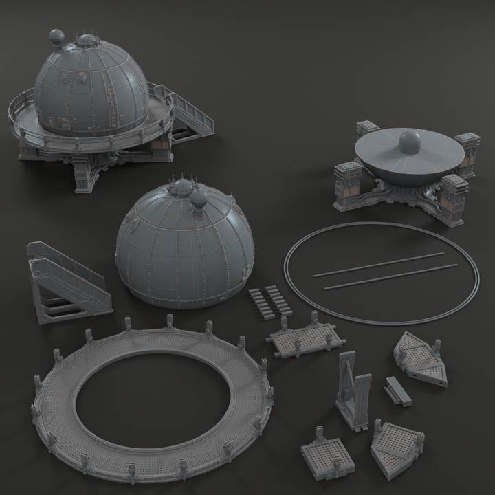 3D Printable Gas Spheres (FDM Support-Free) by Cassidy Byars