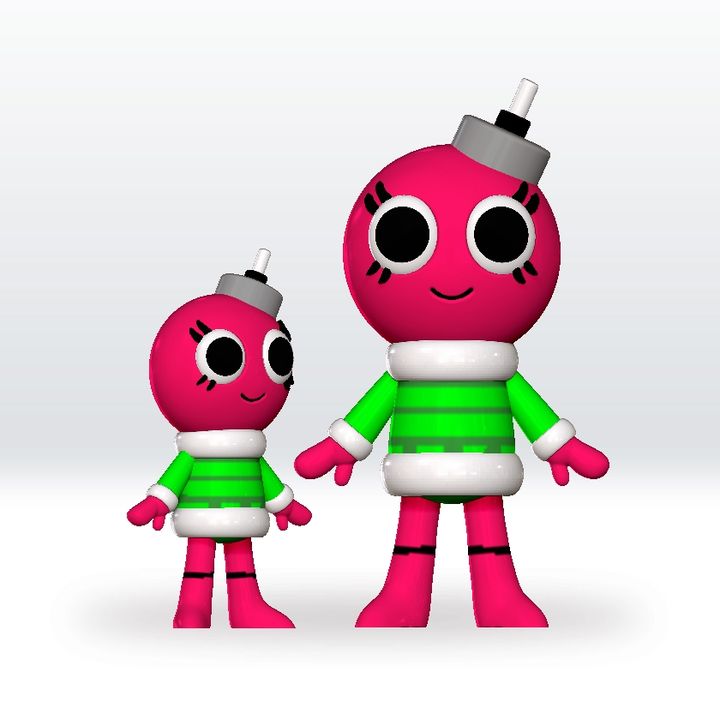 3D Printable Bobette STL file Dandys World 3D STL Model Fanart by FNFLab