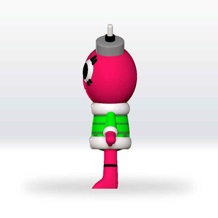 3D Printable Bobette STL file Dandys World 3D STL Model Fanart by FNFLab