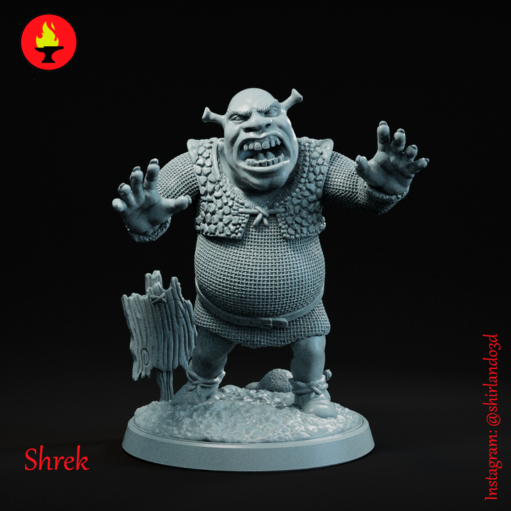 3D Printable Ogre of the Swamp by Evil Forge Studio