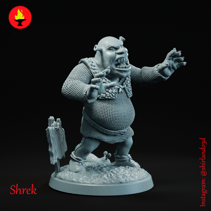 3D Printable Ogre of the Swamp by Evil Forge Studio