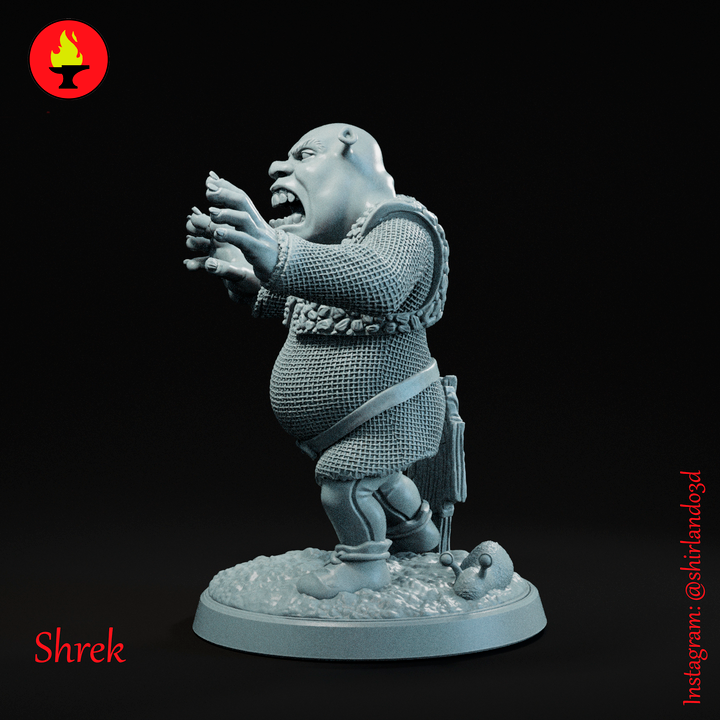 3D Printable Ogre of the Swamp by Evil Forge Studio
