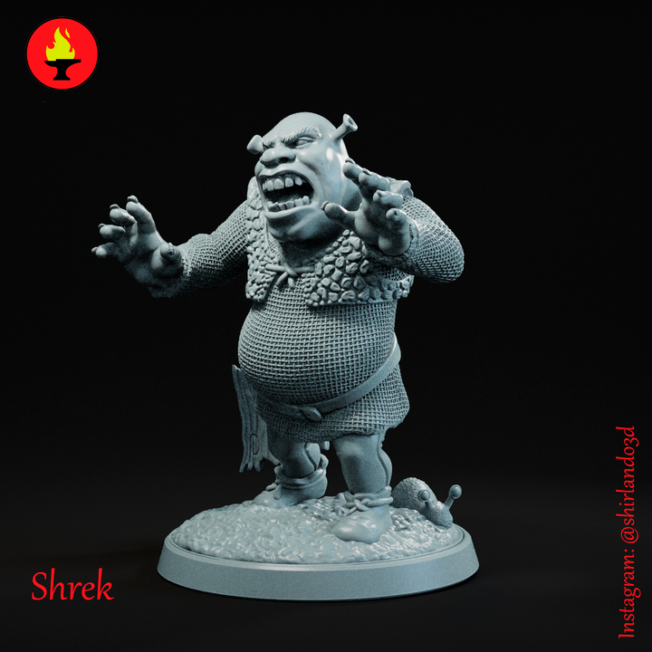 3D Printable Ogre of the Swamp by Evil Forge Studio