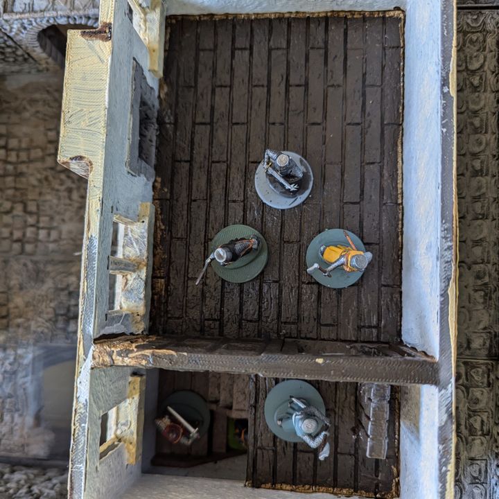 3D Printable Medieval manor house - 28mm by Timescape Miniatures