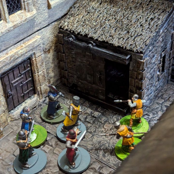 3D Printable Medieval store house by Timescape Miniatures