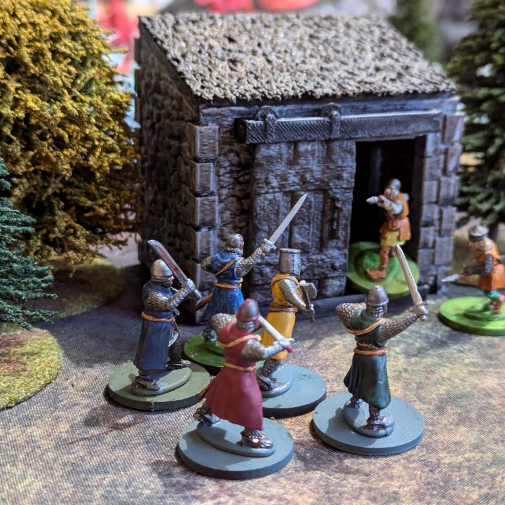 3D Printable Medieval store house by Timescape Miniatures