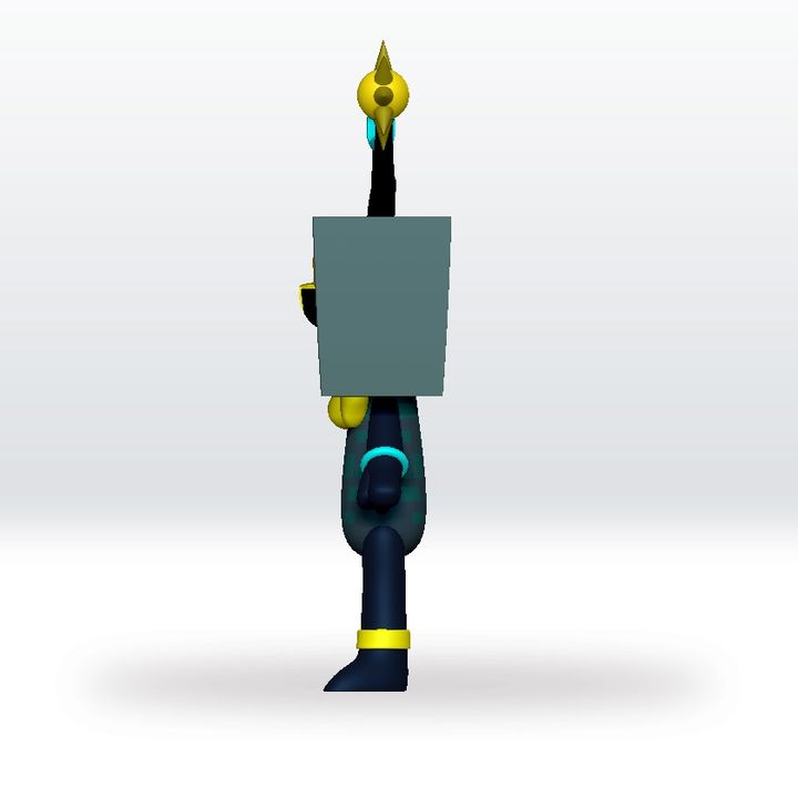 3D Printable Dandys World Vee STL file 3D Model Character Fanart by FNFLab