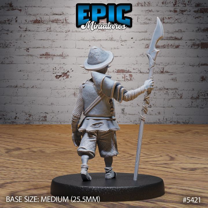 3D Printable Goblin Guard / Goblinoid Warrior / Ogre Creature / Green ...