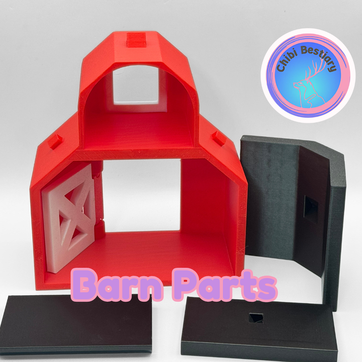 3D Printable Barn Display by ChibiBestiary