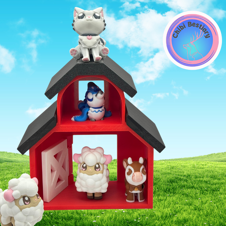 3D Printable Barn Display by ChibiBestiary