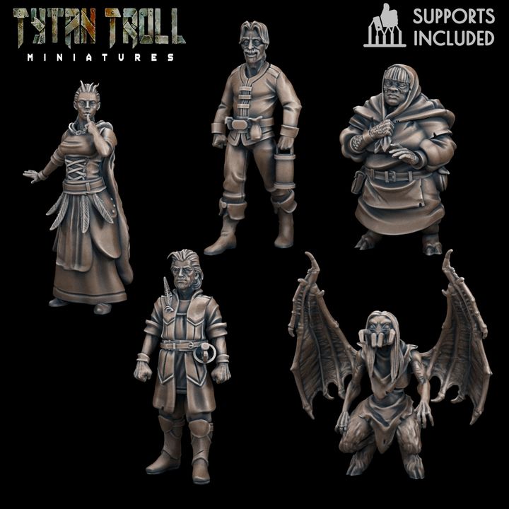 3D Printable Curse Of Strahd - Mini Pack 16 [Pre-Supported] by ...