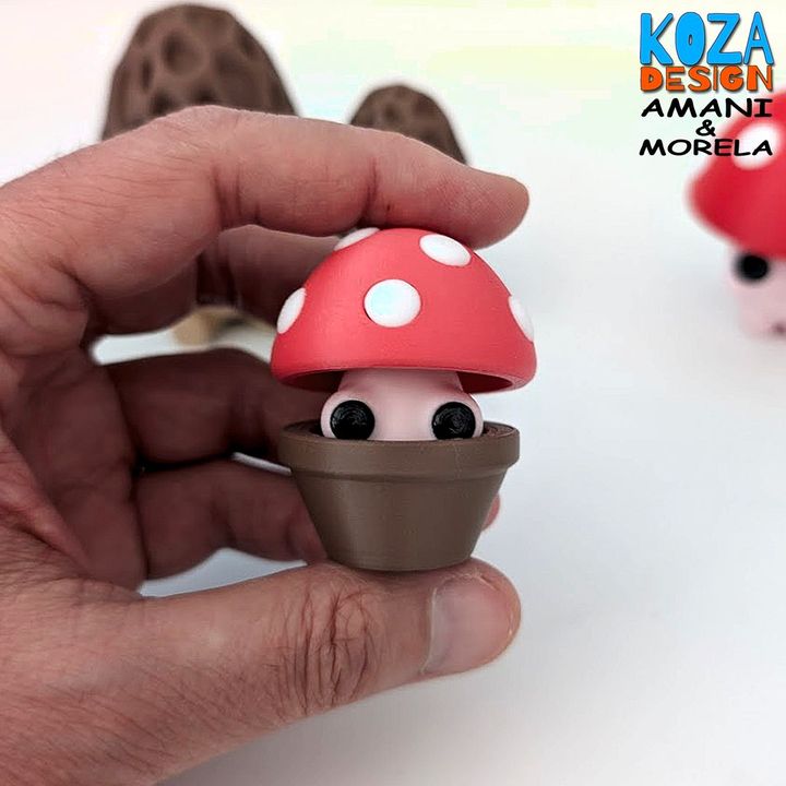 3D Printable AMANI & MORELA FUN-GIS by Koza Design