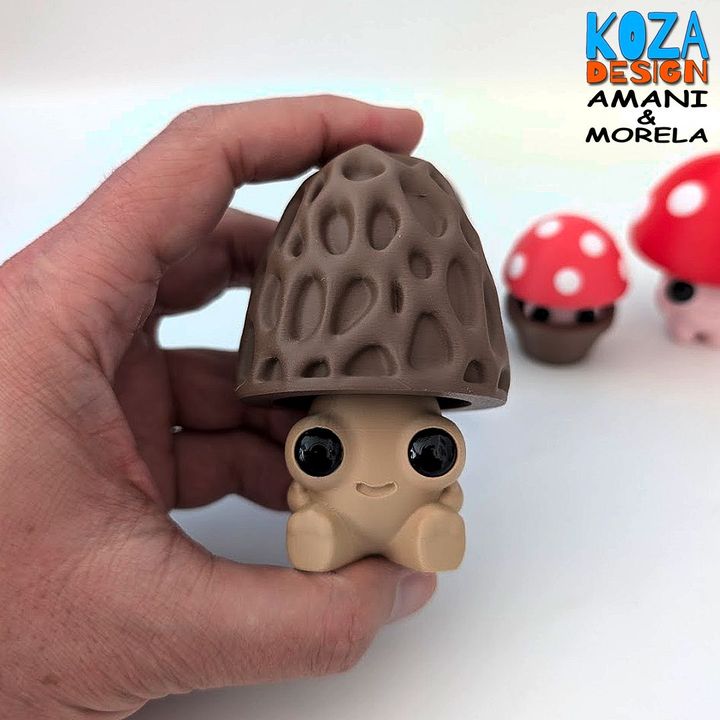 3D Printable AMANI & MORELA FUN-GIS by Koza Design