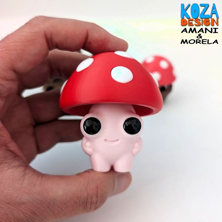 3D Printable AMANI & MORELA FUN-GIS by Koza Design