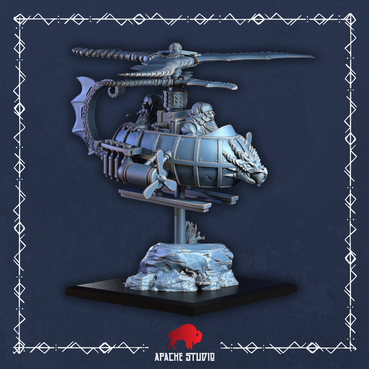 3D Printable Forgeborn Clan: Bomber (dwarf unit) by Apache-Studio