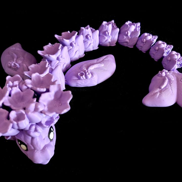 3D Printable Bloomara The Spring Dragon B.A.D. (Commercial Use) by Sassiecat3d