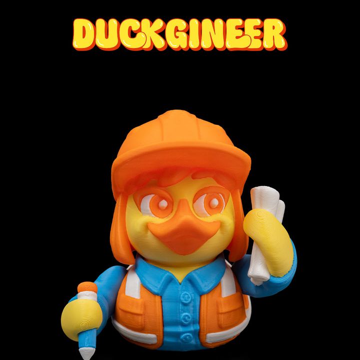 3D Printable Duckgineer by Stlflix
