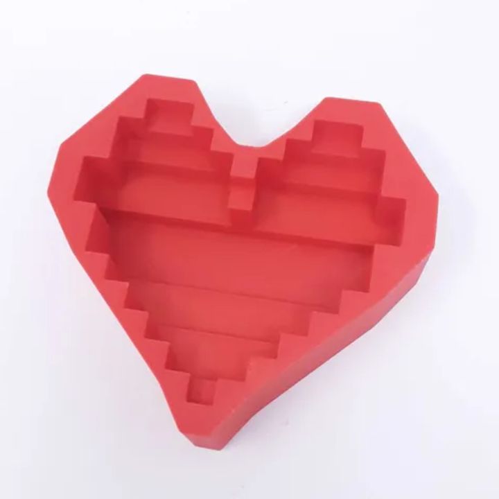3D Printable Heart shaped Tetris puzzle by Mazetropolis