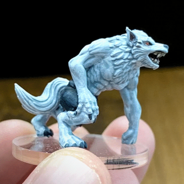 3D Printable Canadian Werecreatures - Werewolf by GAME GOD TERRAIN