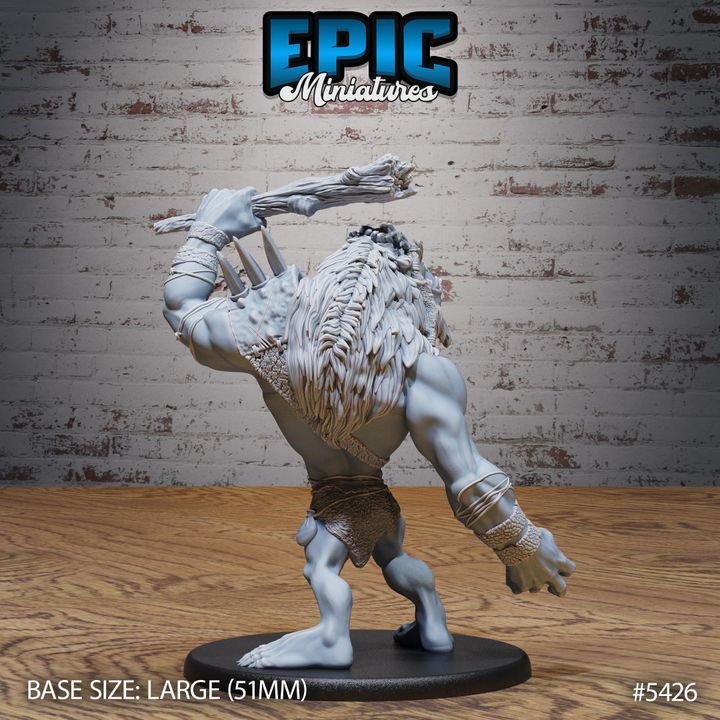 3D Printable Longneck Troll Victory / Green Skinned Giant / Male Ogre ...