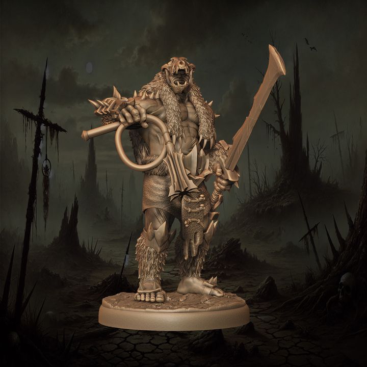3D Printable Orc Houndmaster - 10 poses - Army of Darkness: Orcs by ...