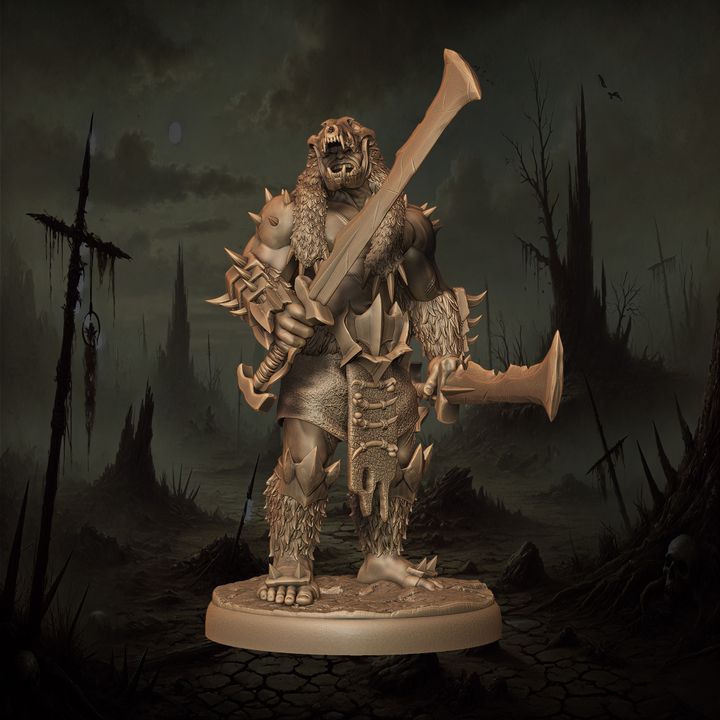3D Printable Orc Houndmaster - 10 poses - Army of Darkness: Orcs by ...