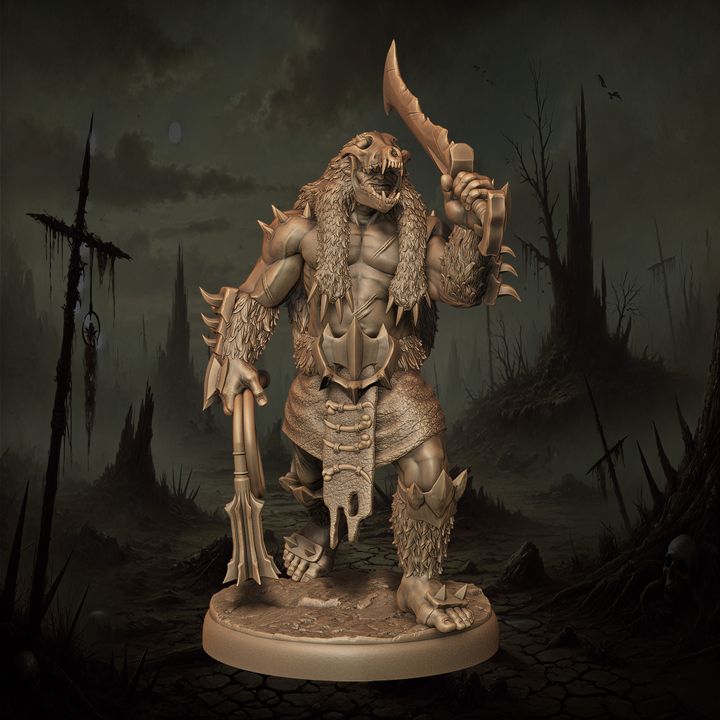 3D Printable Orc Houndmaster - 10 poses - Army of Darkness: Orcs by ...