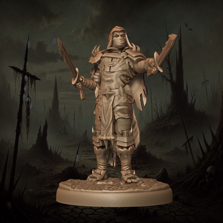 3D Printable Orc Rogue - 10 poses & 1 mounted - Army of Darkness: Orcs ...